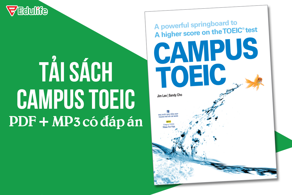 Tải sách Campus TOEIC PDF + Audio có đáp án