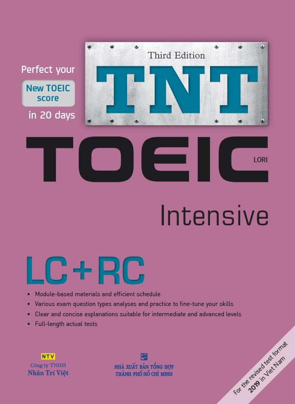 Sách TNT Toeic Intensive Basic PDF + MP3 miễn phí
