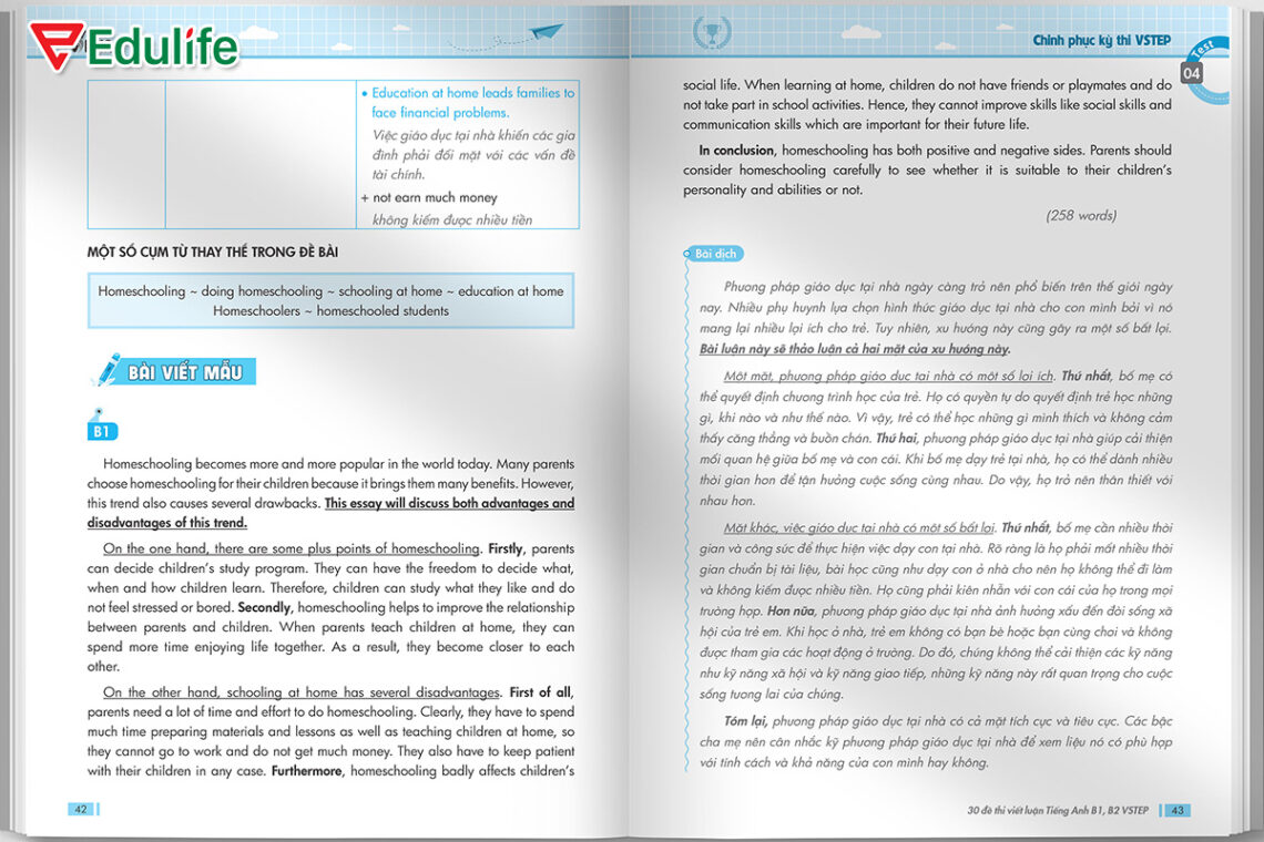 Download trọn bộ sách luyện thi B1 Vstep 4 kỹ năng PDF