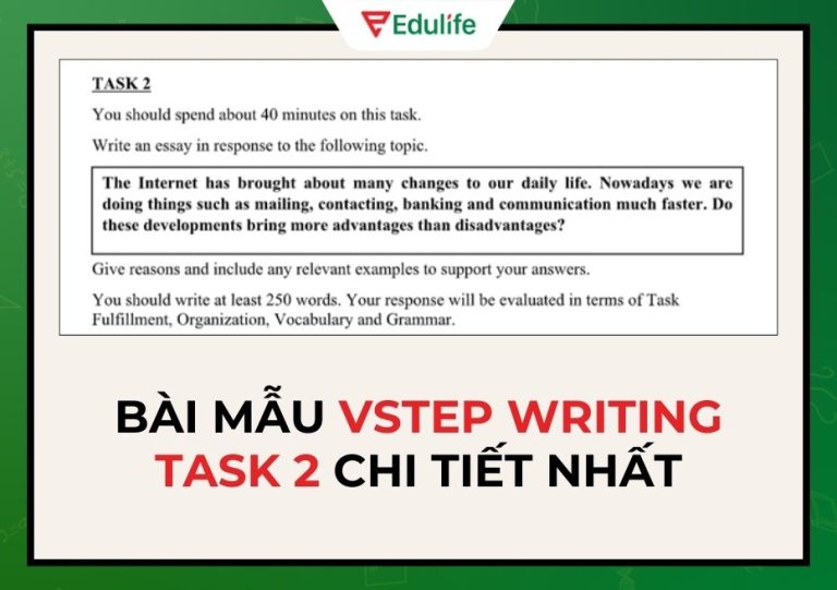 VSTEP Writing Task 2 Band B, C (Kèm từ vựng & cấu trúc ăn điểm)